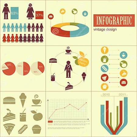 Elements of Infographics for Presentations Stock Vector - Illustration ...