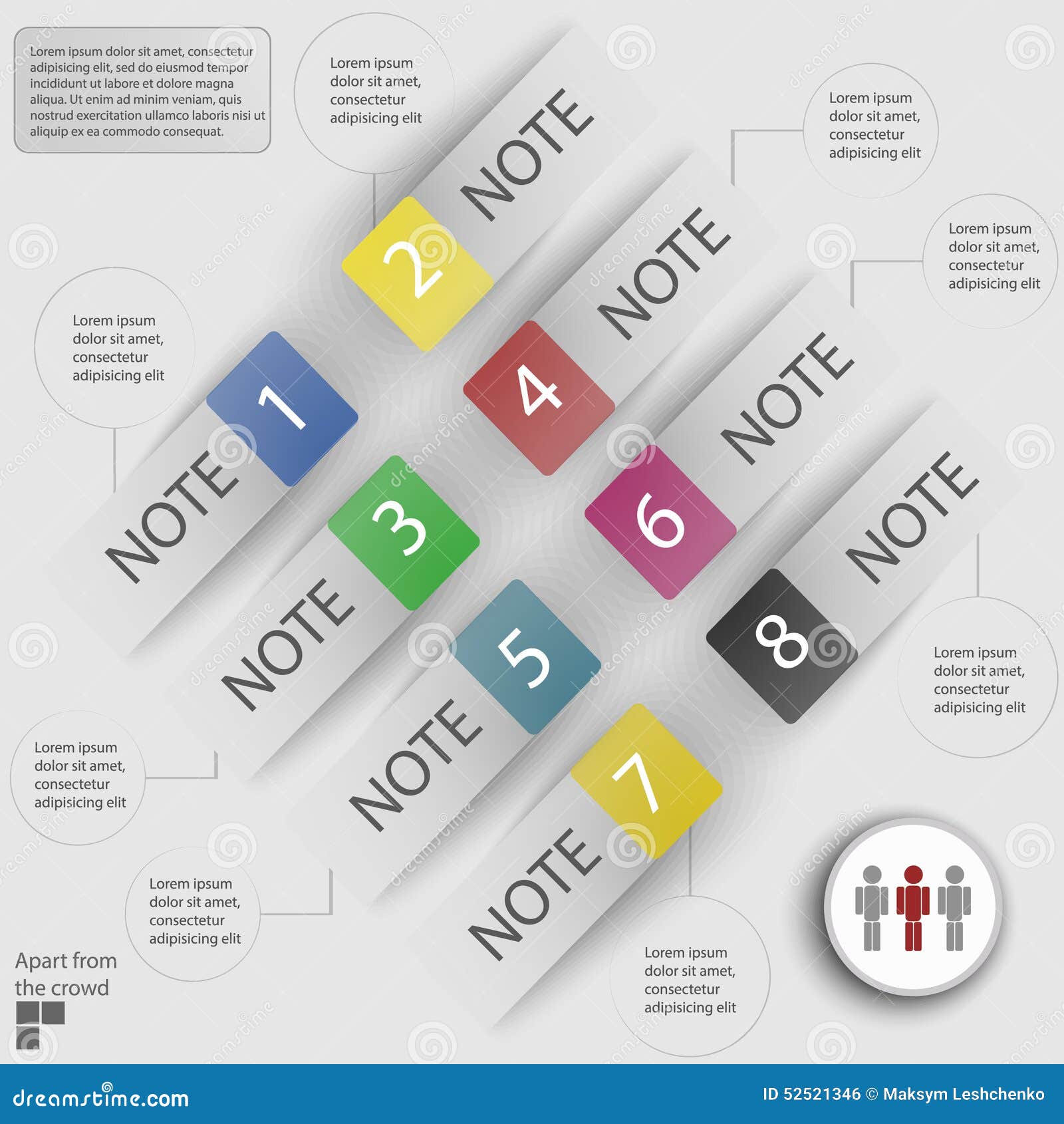 Elements of Infographics for Stickers and Labels Stock Illustration ...