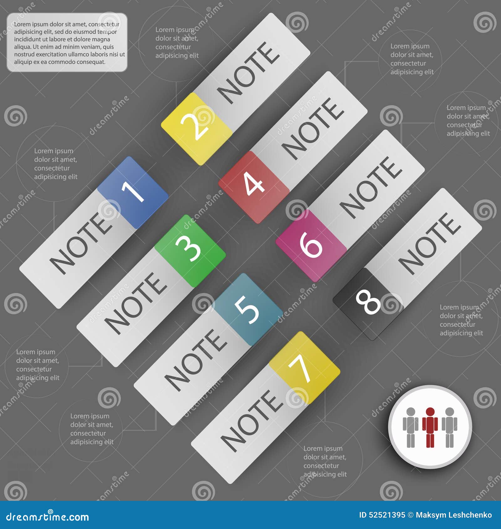 Elements of Infographics for Stickers and Labels Stock Illustration ...
