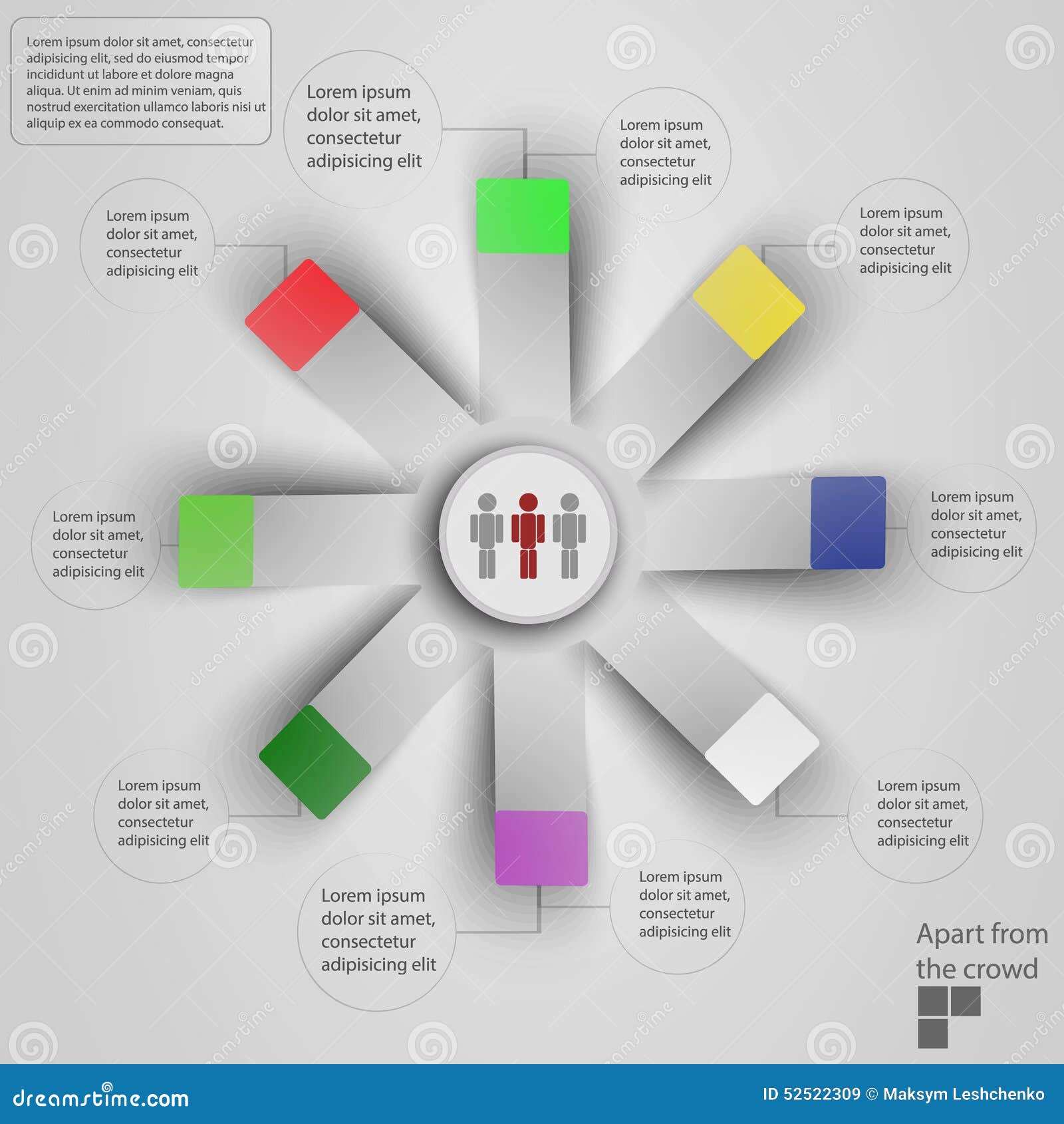 Elements of Infographics for Stickers and Labels Stock Illustration ...