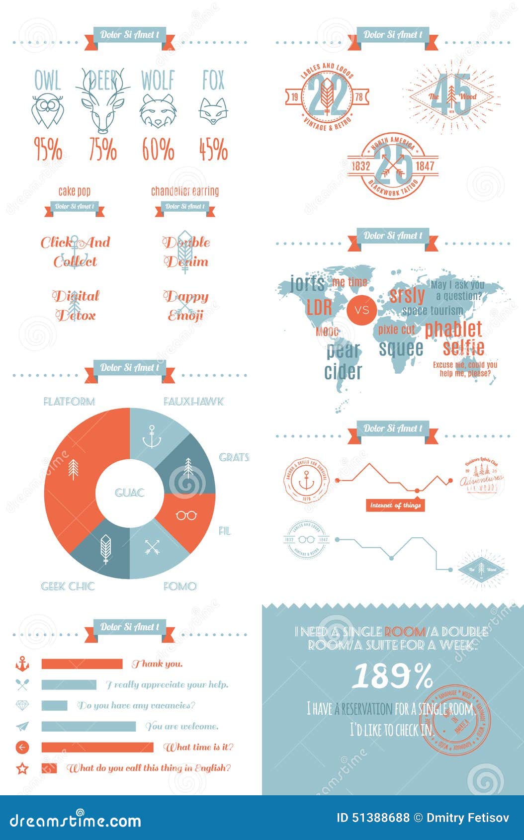 Elements of Infographics and User Interface Stock Vector - Illustration ...