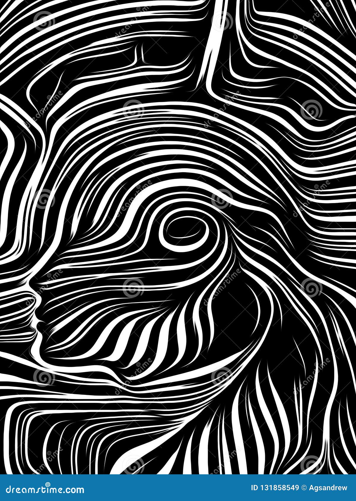 Elements of Inner Lines stock illustration. Illustration of black ...