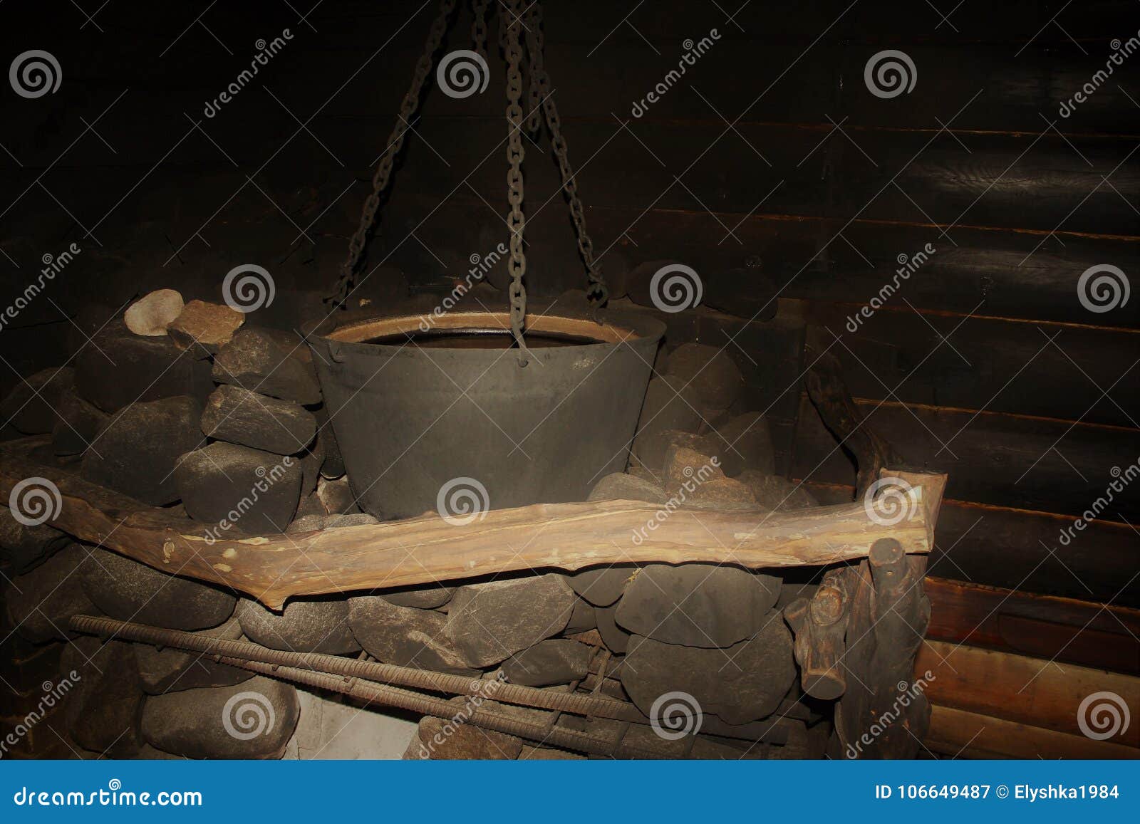 Kazan, the Vat. Elements of Interest for the Bath. Stock Image - Image ...