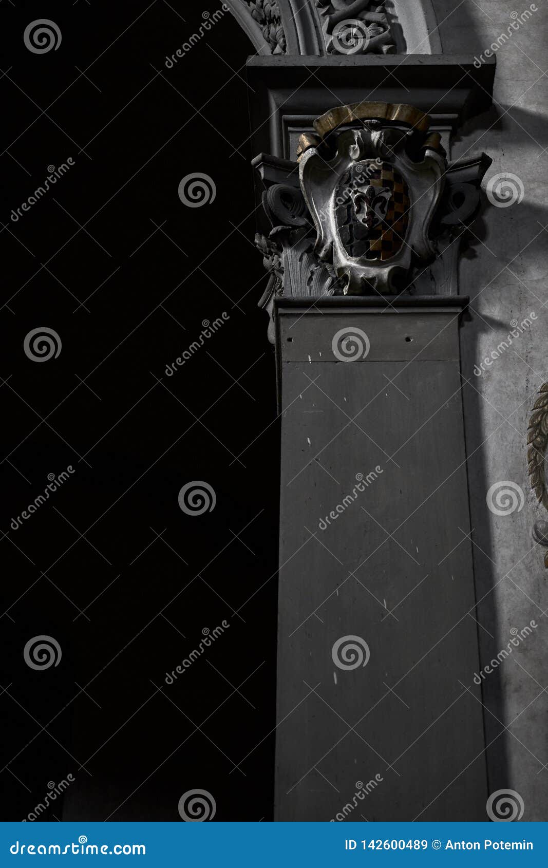 Elements of Italian Architecture Stock Image - Image of design, carved ...