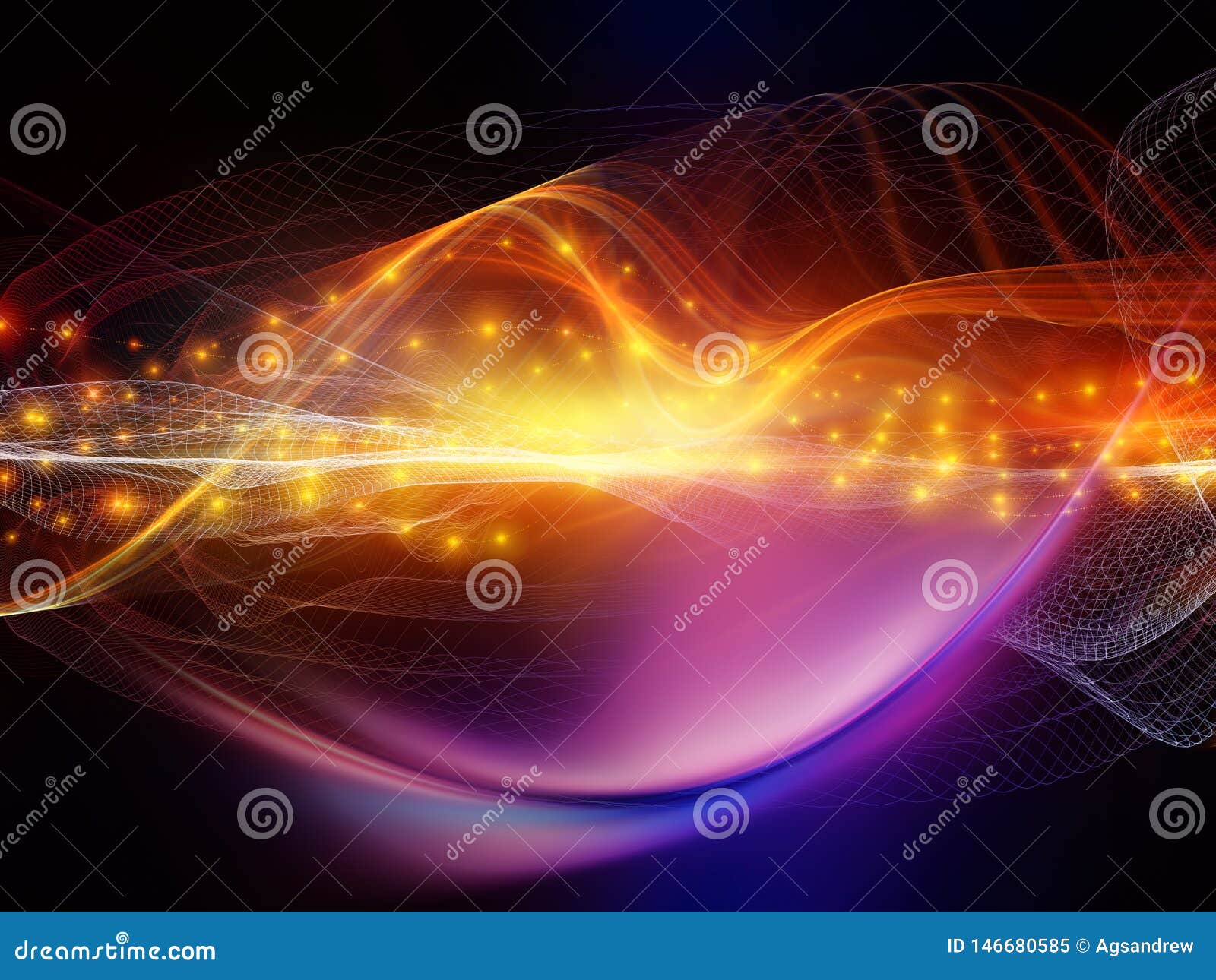 Elements of Light Wave stock illustration. Illustration of ...