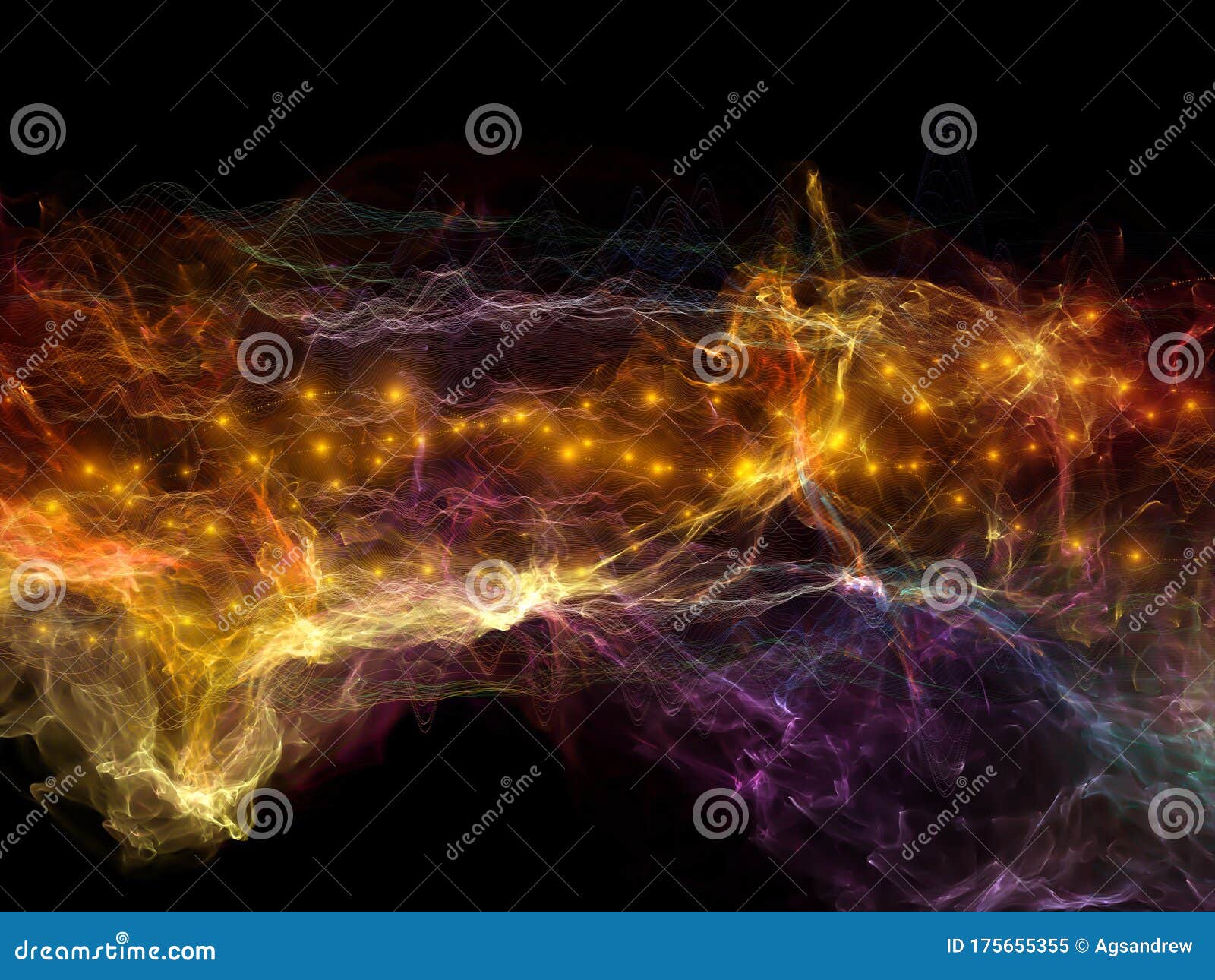 Elements of Light Wave stock illustration. Illustration of dimensional ...