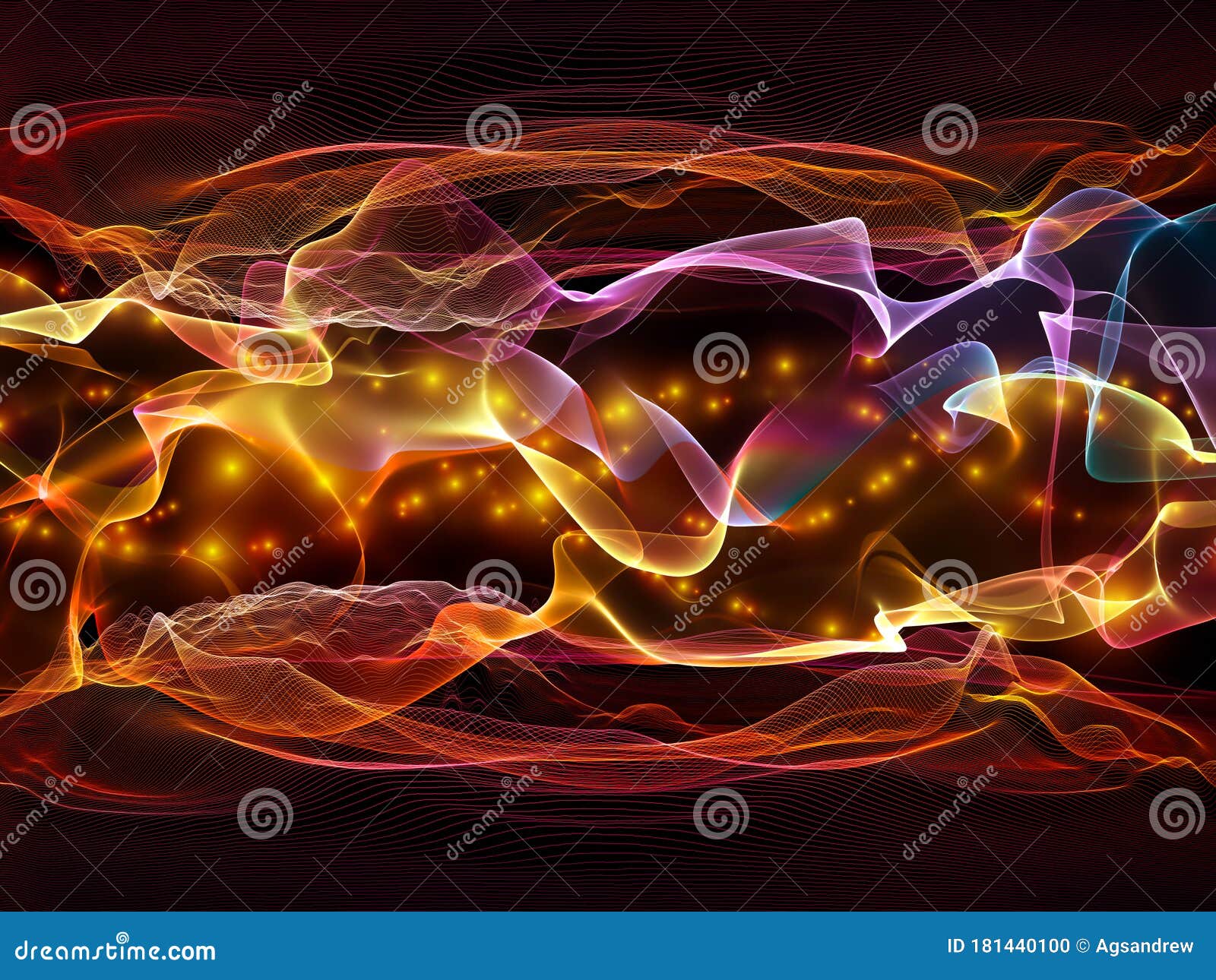 Elements of Light Wave stock illustration. Illustration of dynamic ...