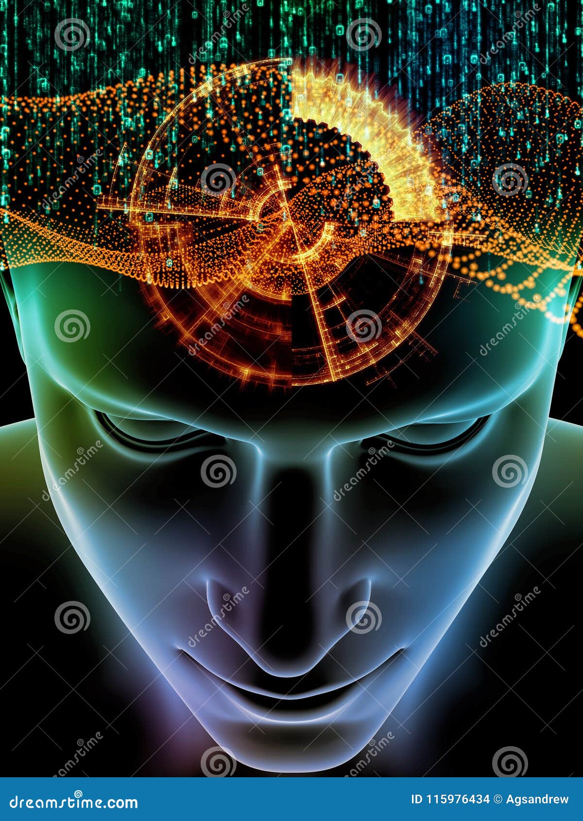 Quickening of Consciousness Stock Illustration - Illustration of ...