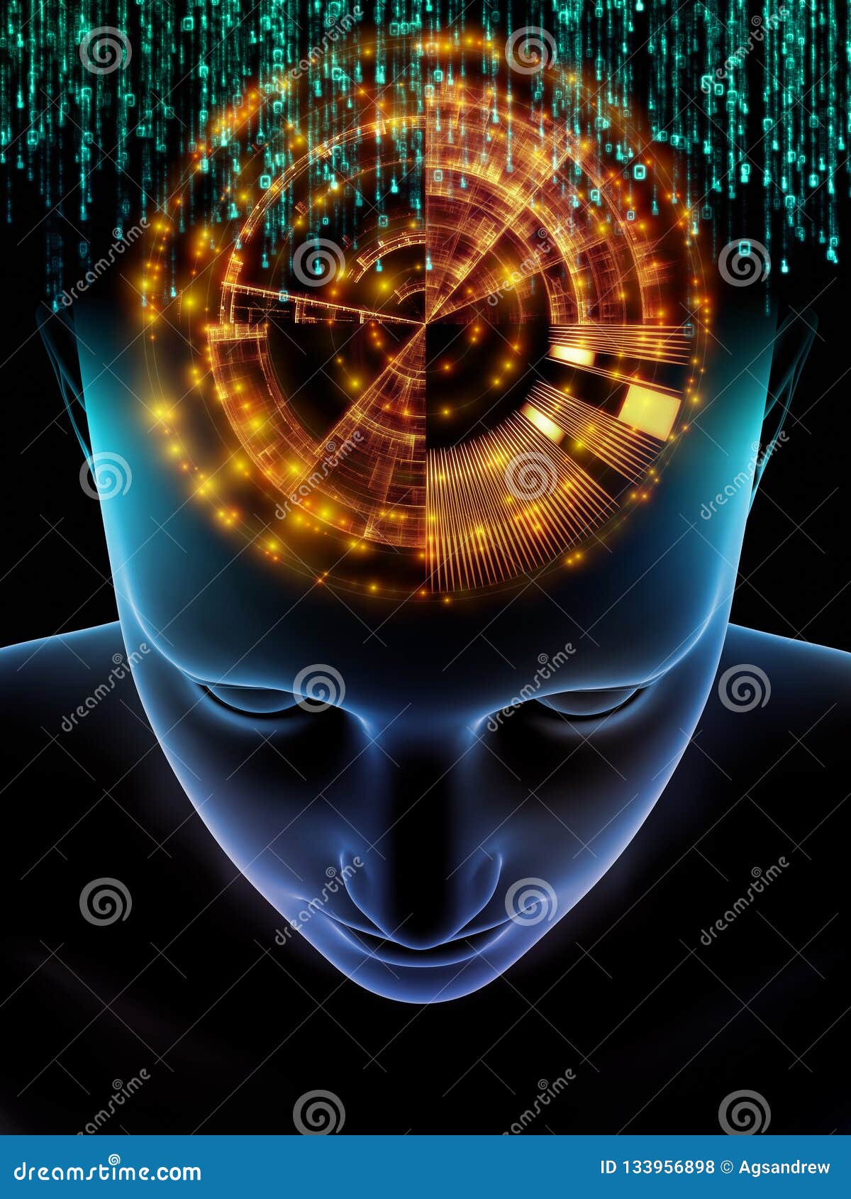 Quickening of Consciousness Stock Illustration - Illustration of ...