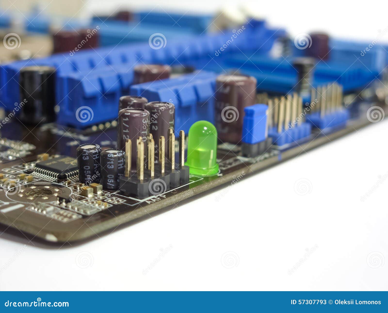 Elements of the Motherboard Stock Image - Image of schemes, full: 57307793