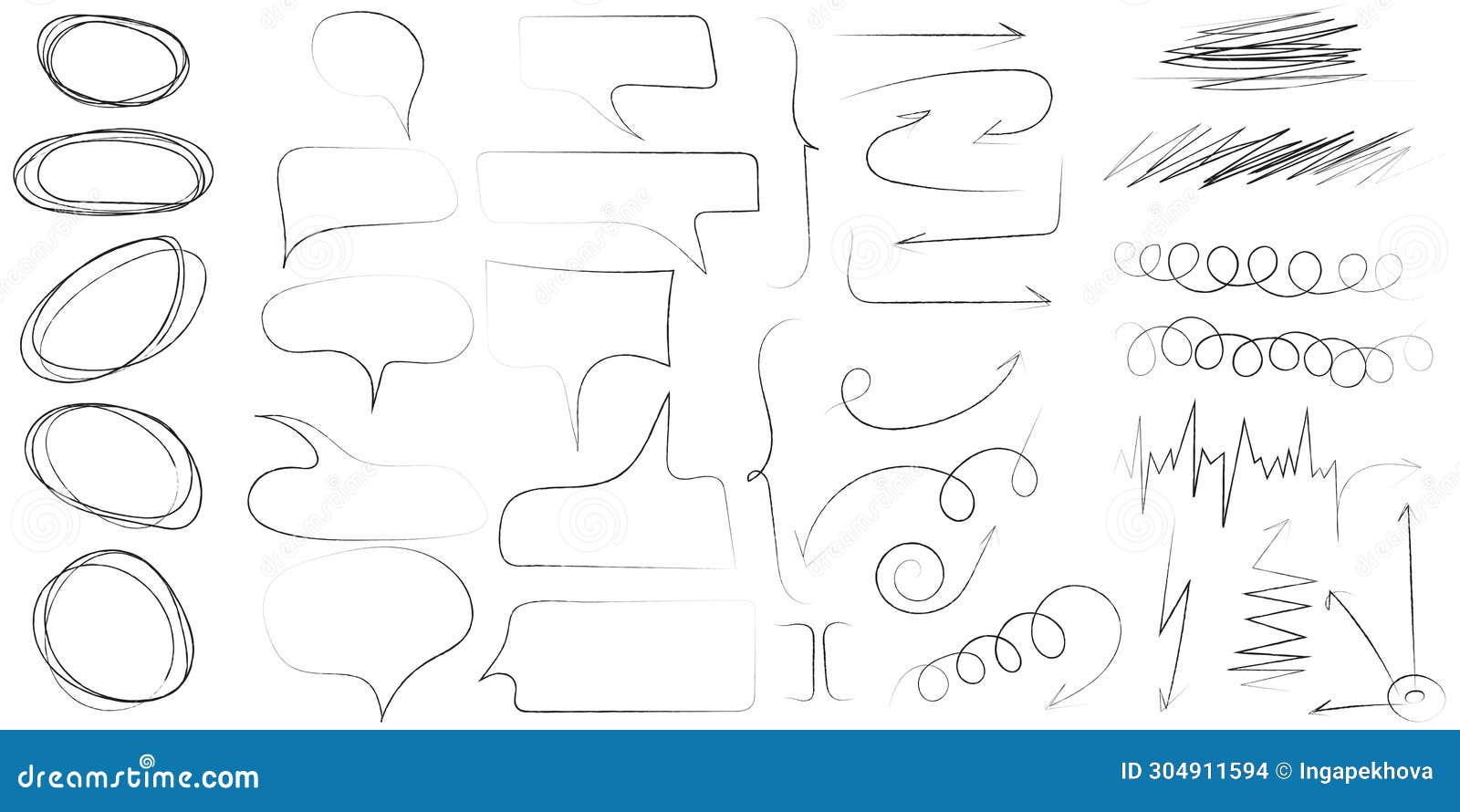Elements for Note-taking, Highlighting, and Underlining in Hand Drawn ...