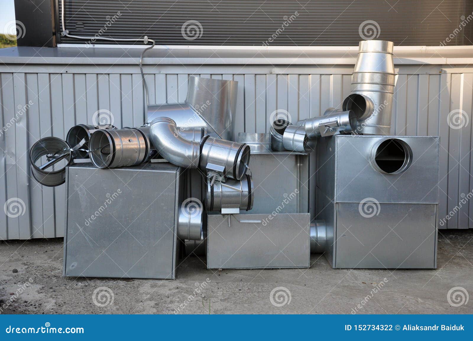 Elements and Parts Made of Galvanized Sheet for Various Ventilation ...