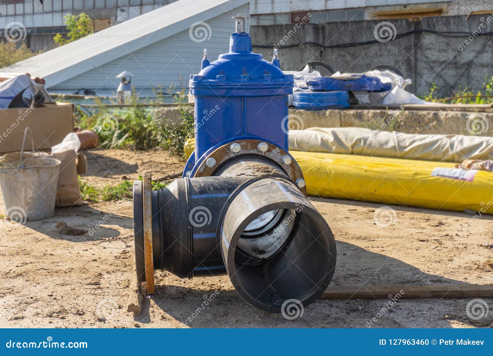 Elements of the pipeline stock photo. Image of aqueduct - 127963460