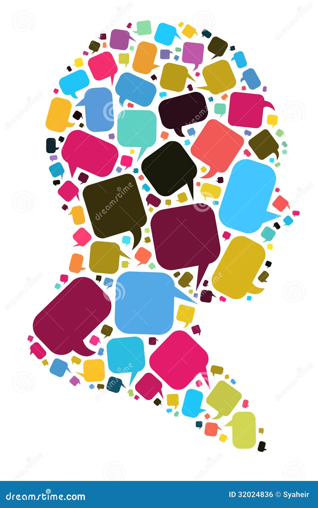 Elements Of Speech Stock Illustration Illustration Of Circle 32024836