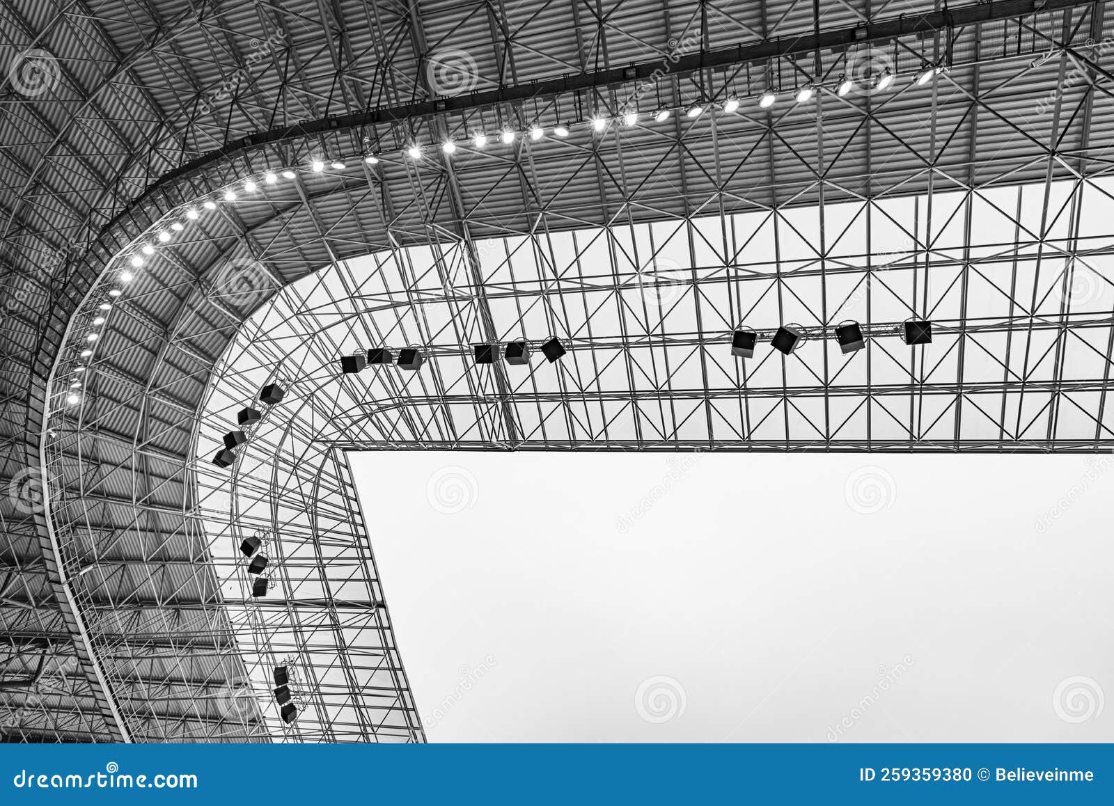 Elements of the Stadium Construction. Stock Photo - Image of urban ...