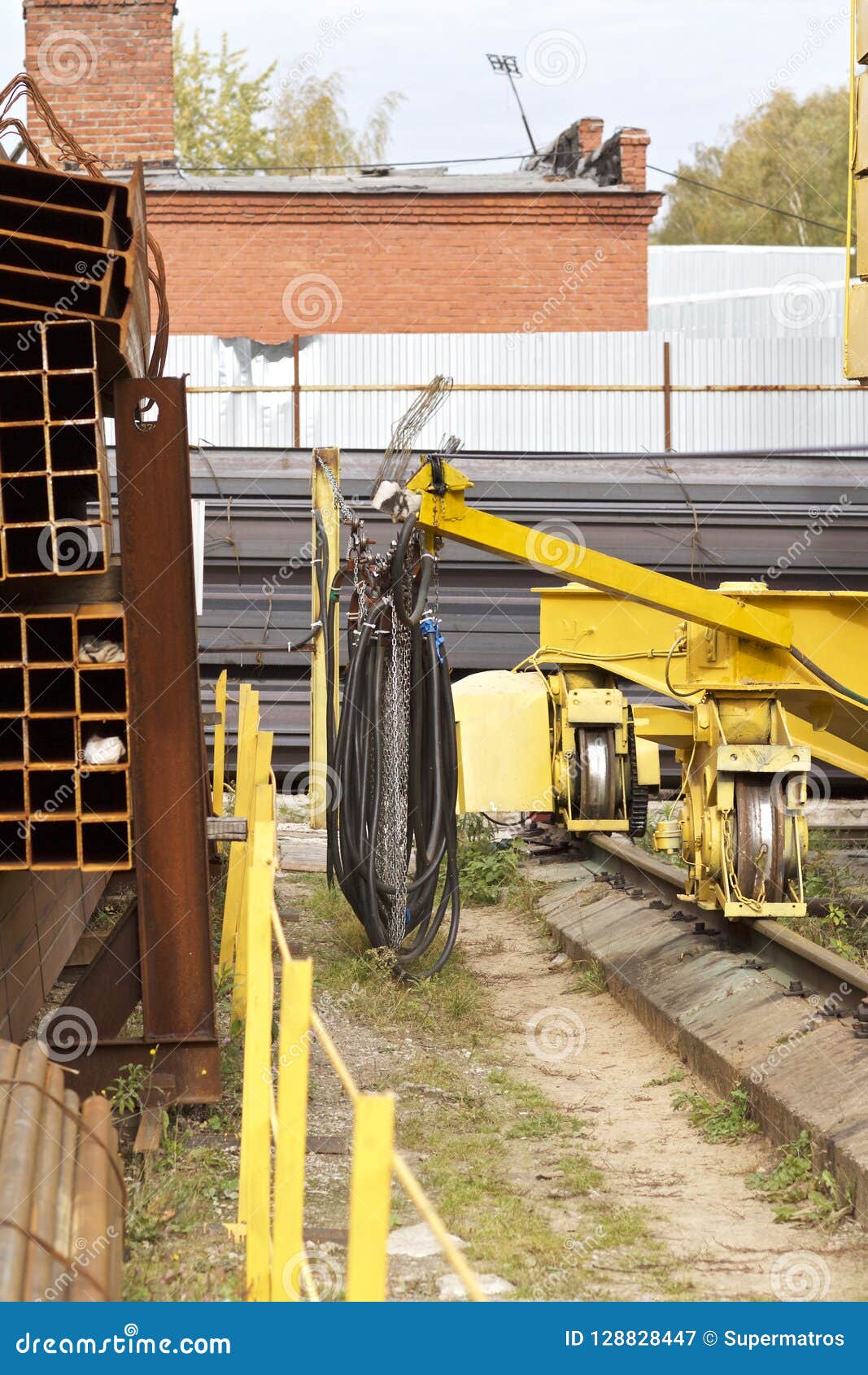 Elements of the System for Transporting a Current-carrying Cable Stock ...