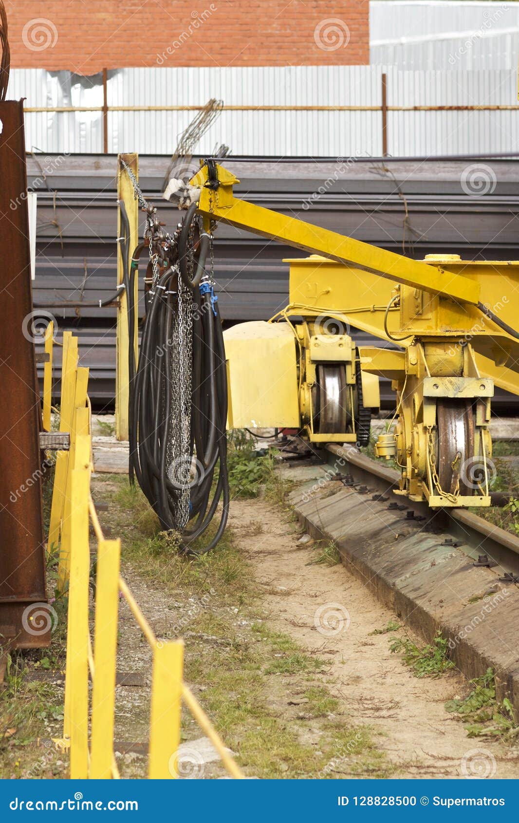 Elements of the System for Transporting a Current-carrying Cable Stock ...