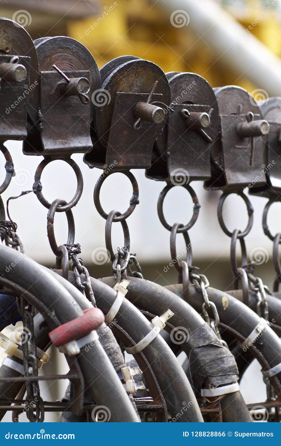 Elements of the System for Transporting a Current-carrying Cable Stock ...