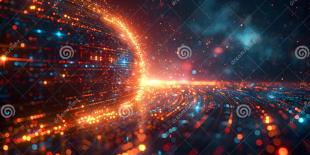 Elements of Technology: Abstract Representation of Coding, Web Development, Design, Hardware ...