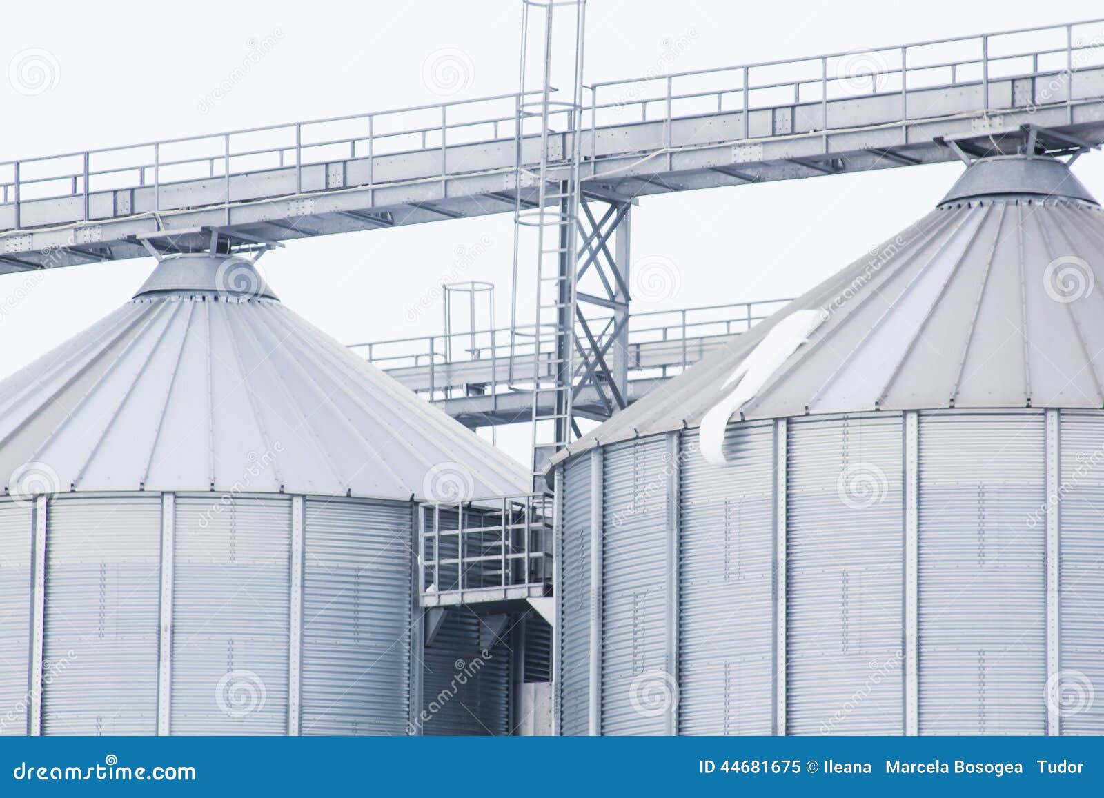Elements and Texture from a Cereal Silo Stock Image - Image of ...
