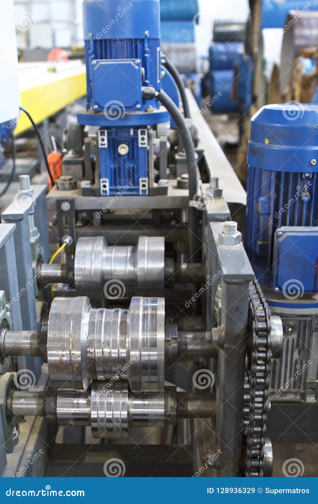 Elements of Various Sections of the Galvanized Steel Processing Line in ...