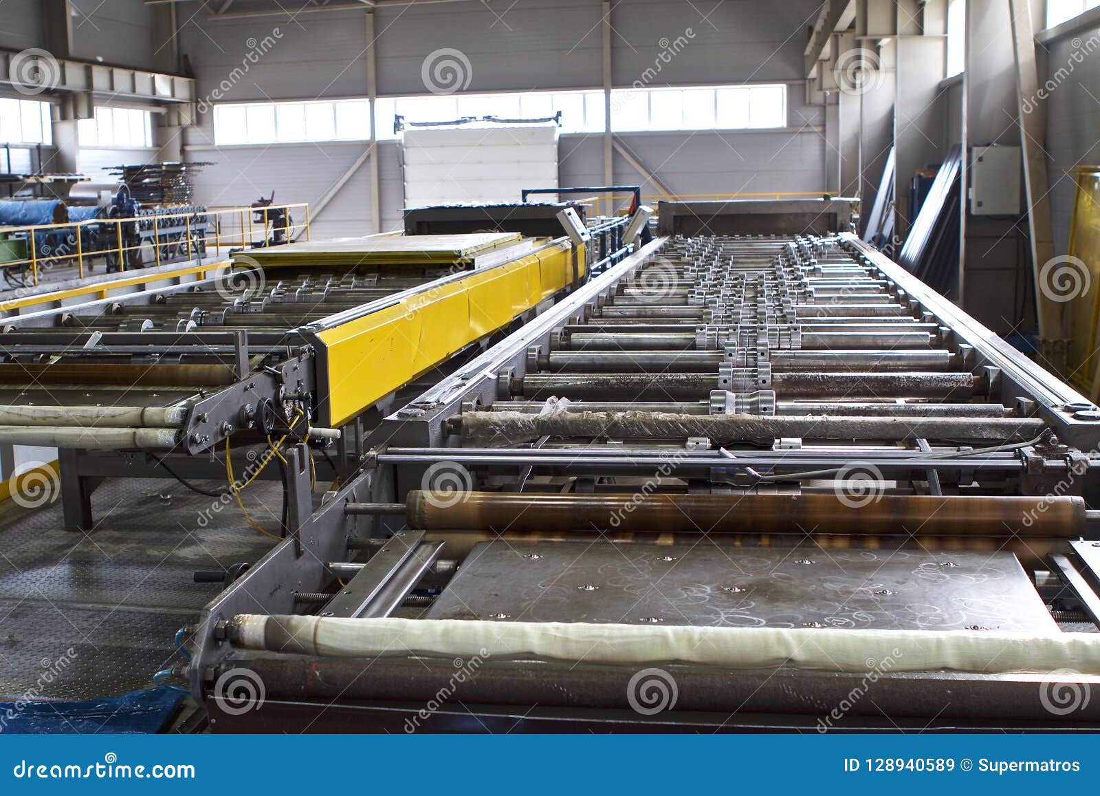 Elements of Various Sections of the Galvanized Steel Processing Line in ...