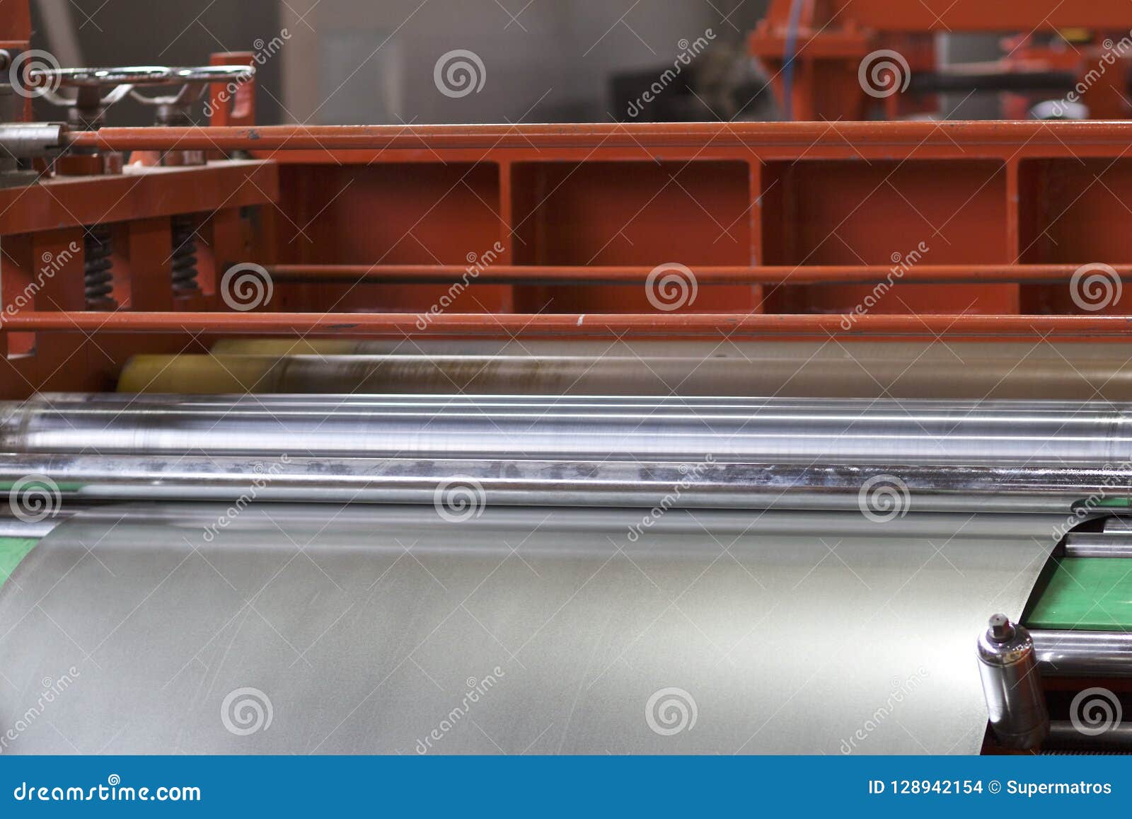 Elements of Various Sections of the Galvanized Steel Processing Line in ...