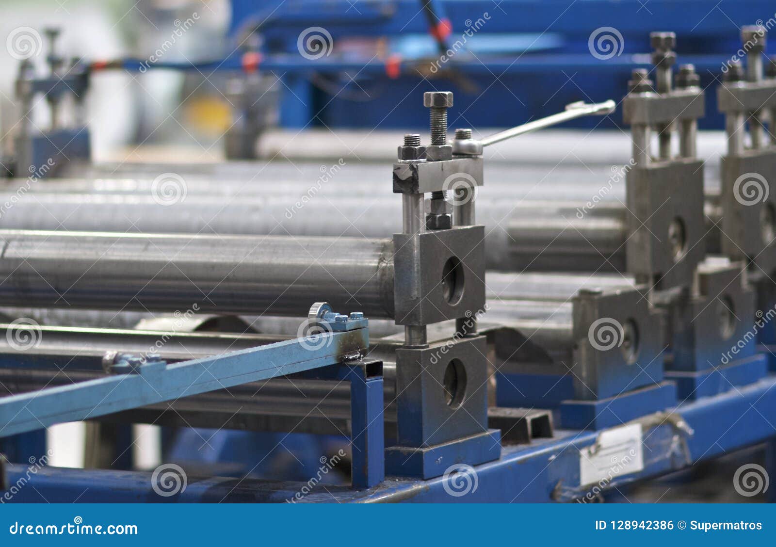 Elements of Various Sections of the Galvanized Steel Processing Line in ...