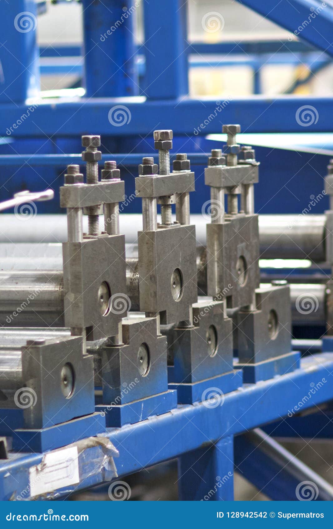 Elements of Various Sections of the Galvanized Steel Processing Line in ...