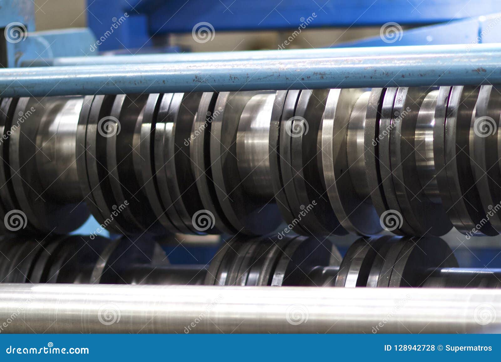 Elements of Various Sections of the Galvanized Steel Processing Line in ...