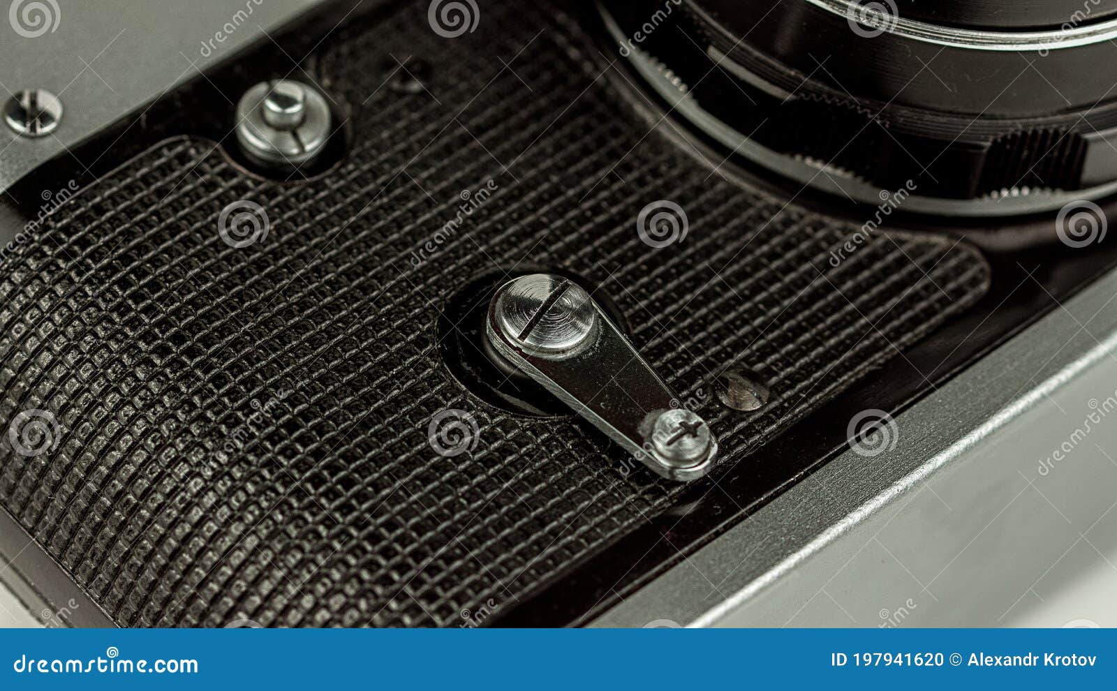Elements of a Vintage Close-up Camera Stock Photo - Image of detail ...