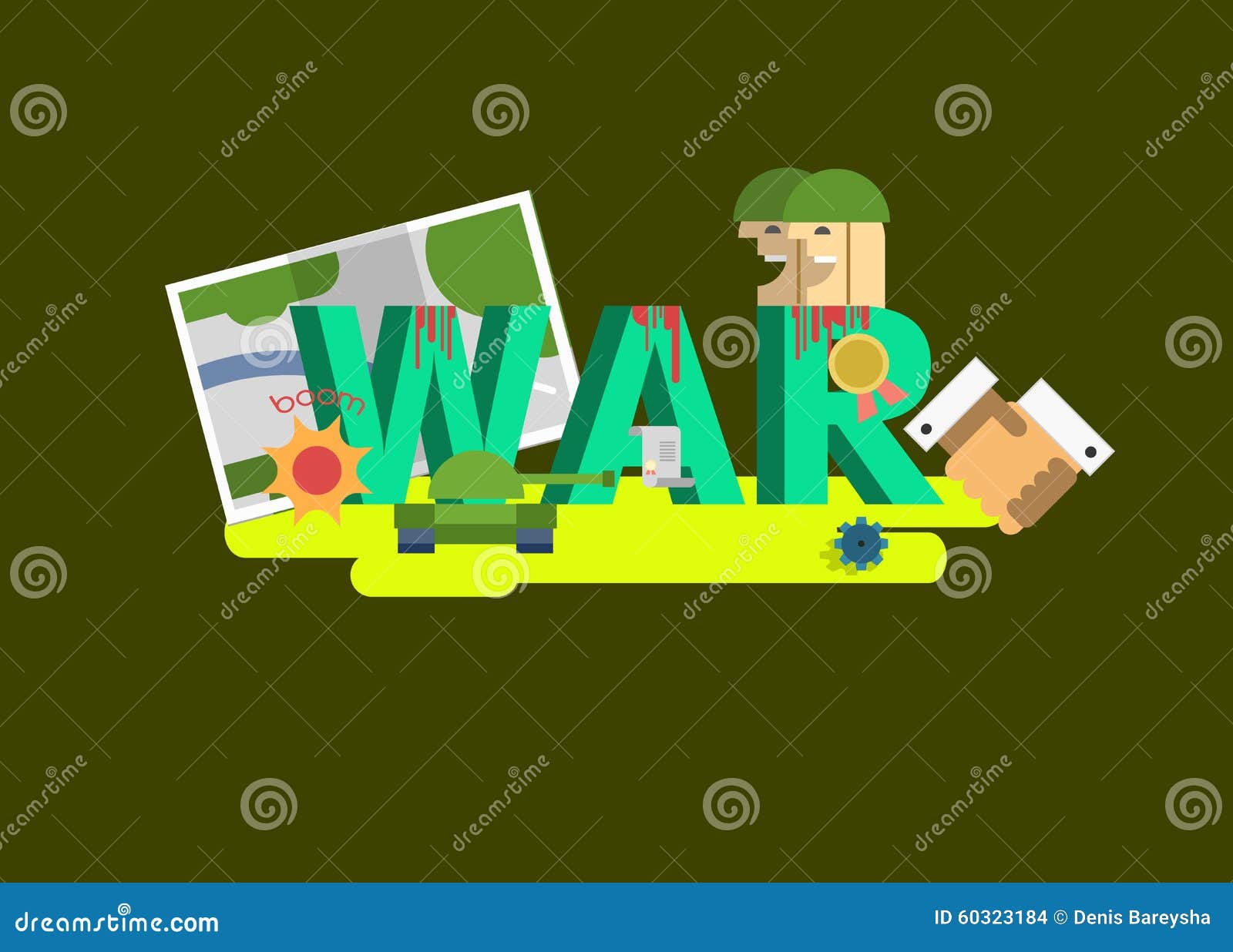 Elements of War stock vector. Illustration of freedom - 60323184