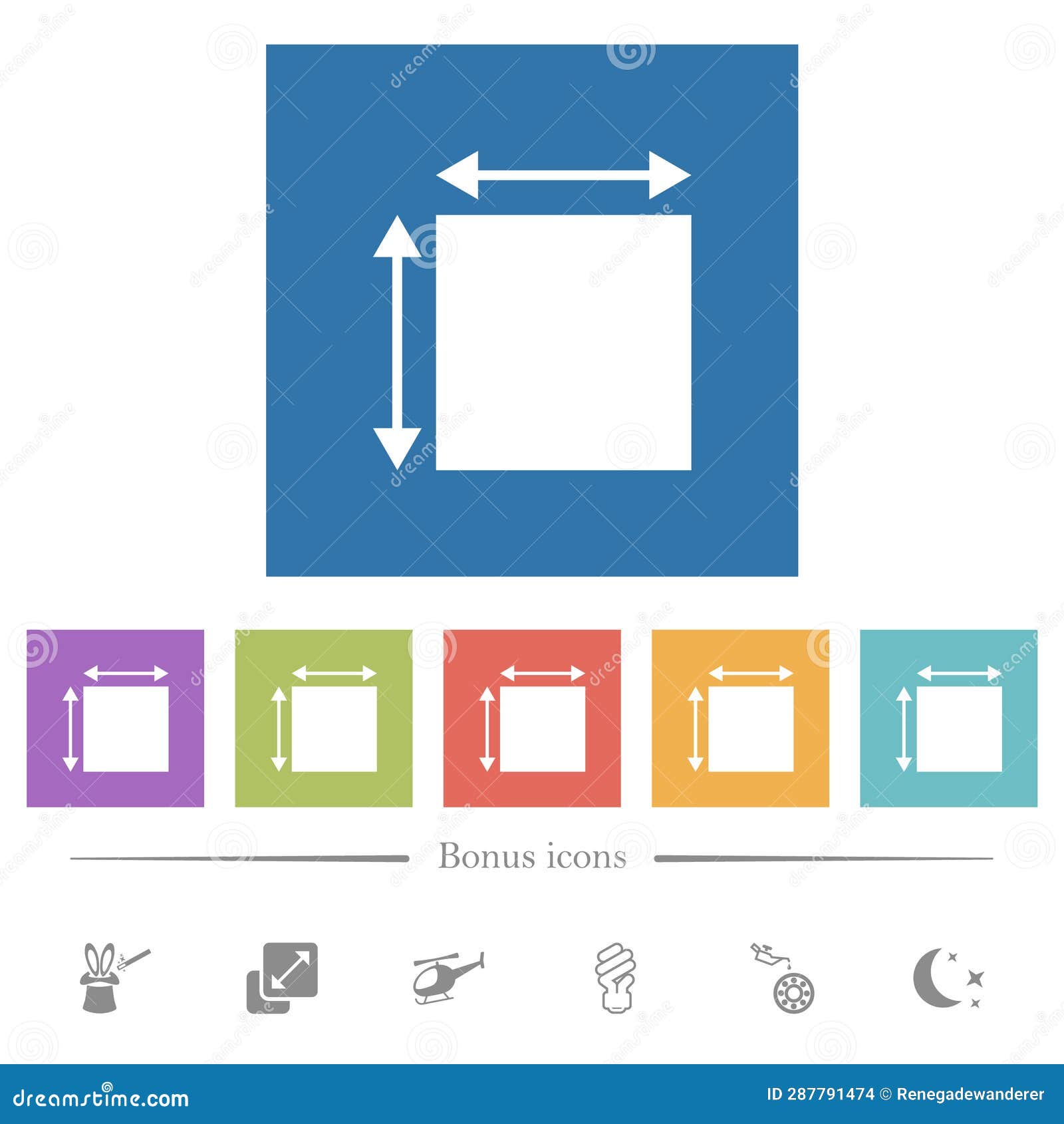 Elemet Dimensions Flat Framed Icons Vector Illustration | CartoonDealer ... Elemet Dimensions Flat Framed Icons Vector Illustration | CartoonDealer ...