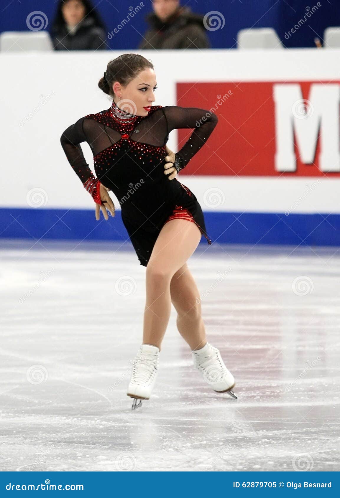 Elene GEDEVANISHVILI (GEO) redactionele afbeelding. Image of winter ...