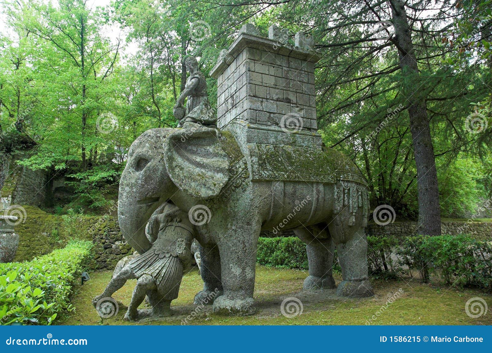 The Elephant stock image. Image of italy, pirro, lazio - 1586215