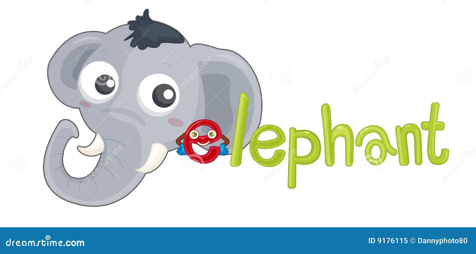 Elephant Alphabet Royalty-Free Cartoon | CartoonDealer.com #41397026