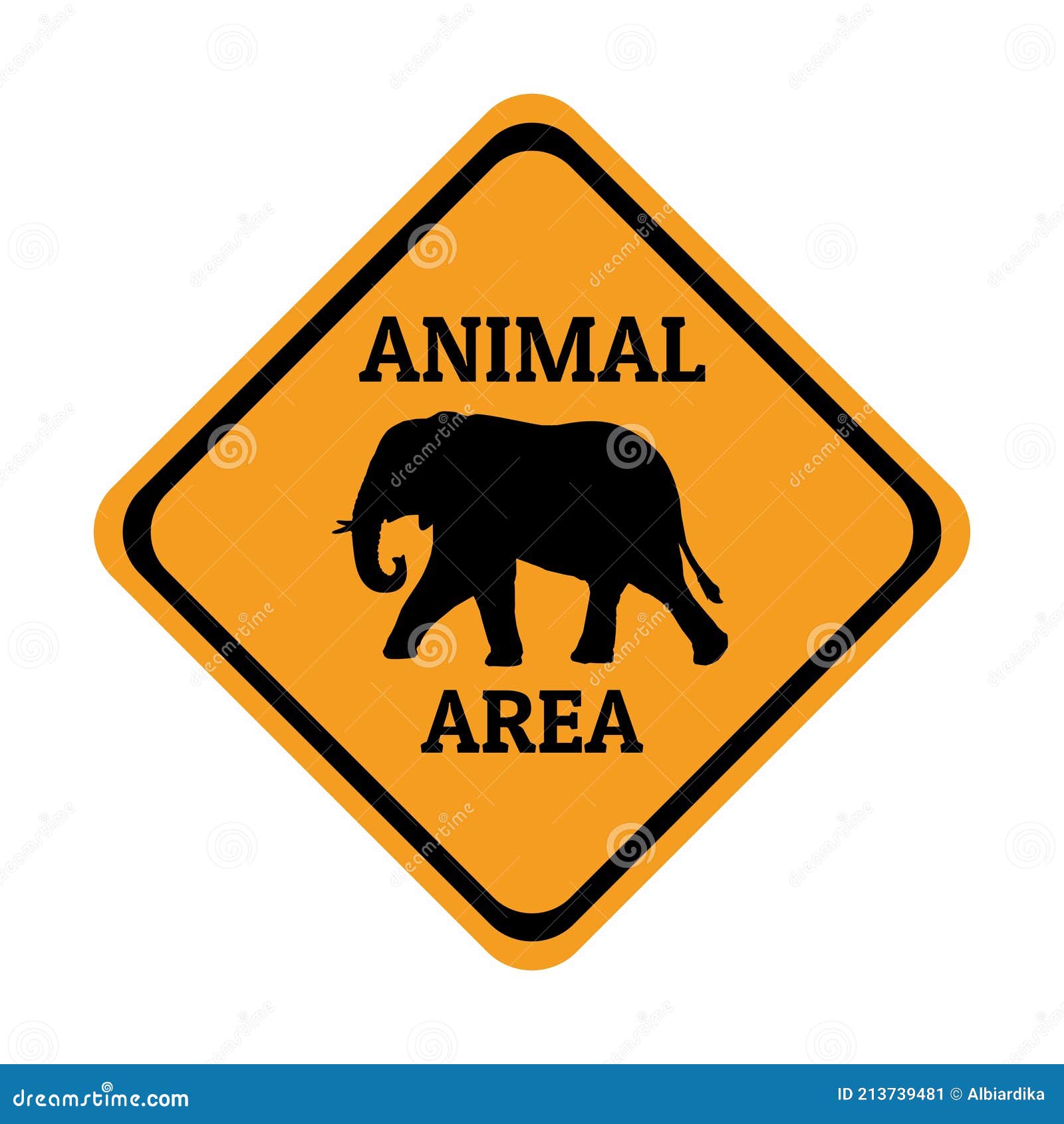 Elephant Animal Warning Traffic Sign Design Vector Illustration Stock ... Elephant Animal Warning Traffic Sign Design Vector Illustration Stock ...