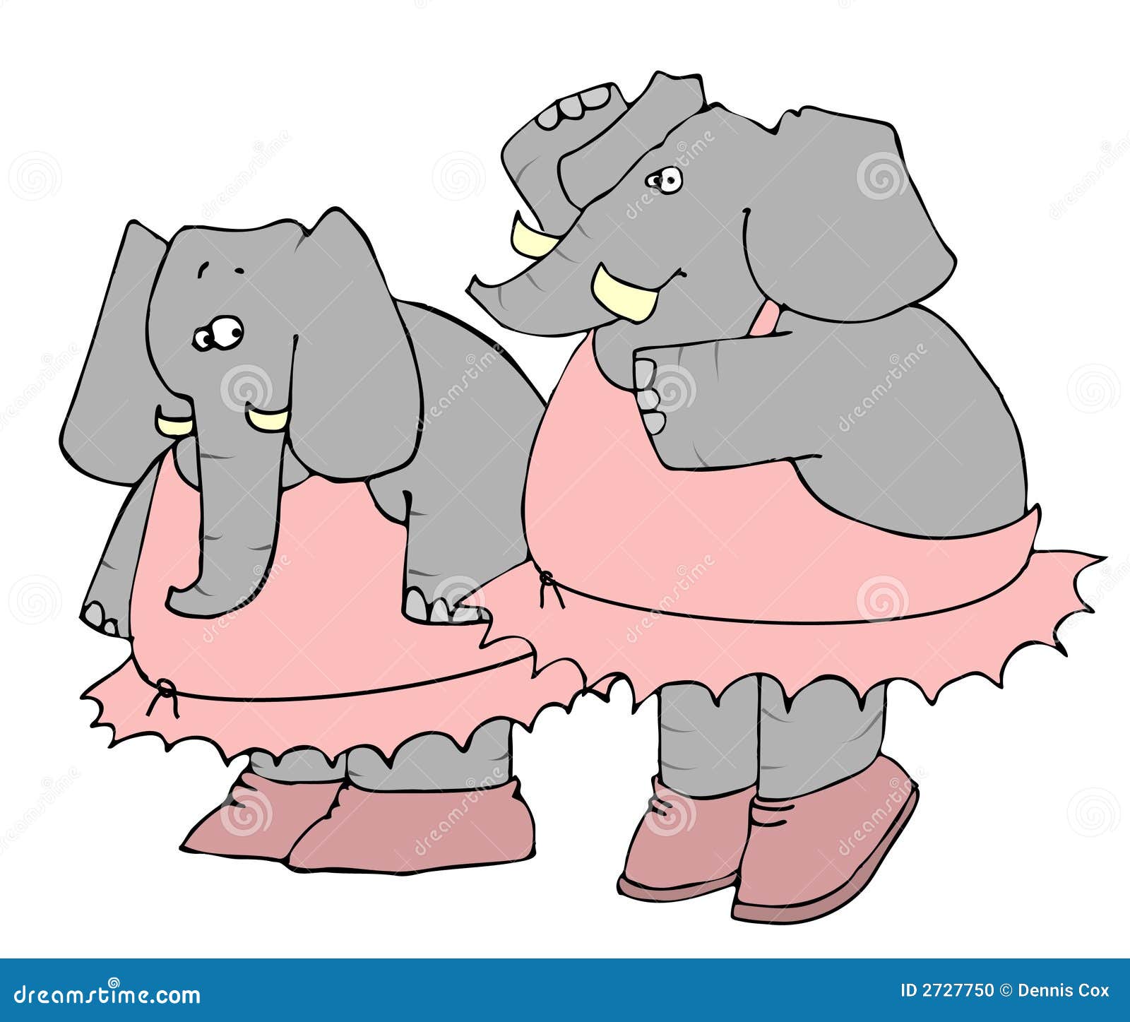 Elephant Ballet stock illustration. Illustration of elephant - 2727750