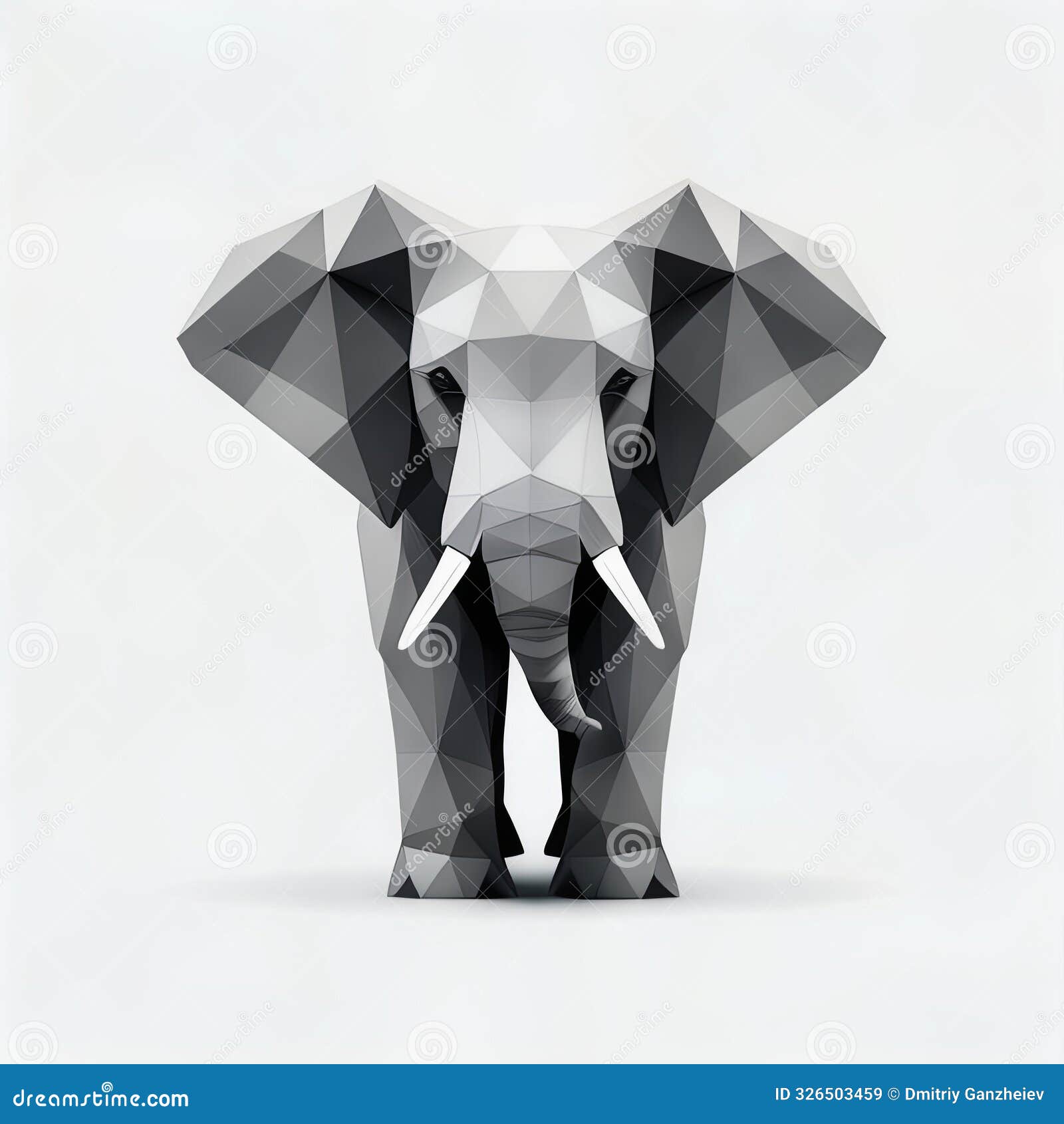 Vector Pachyderm stock illustration. Illustration of abstract - 326503459
