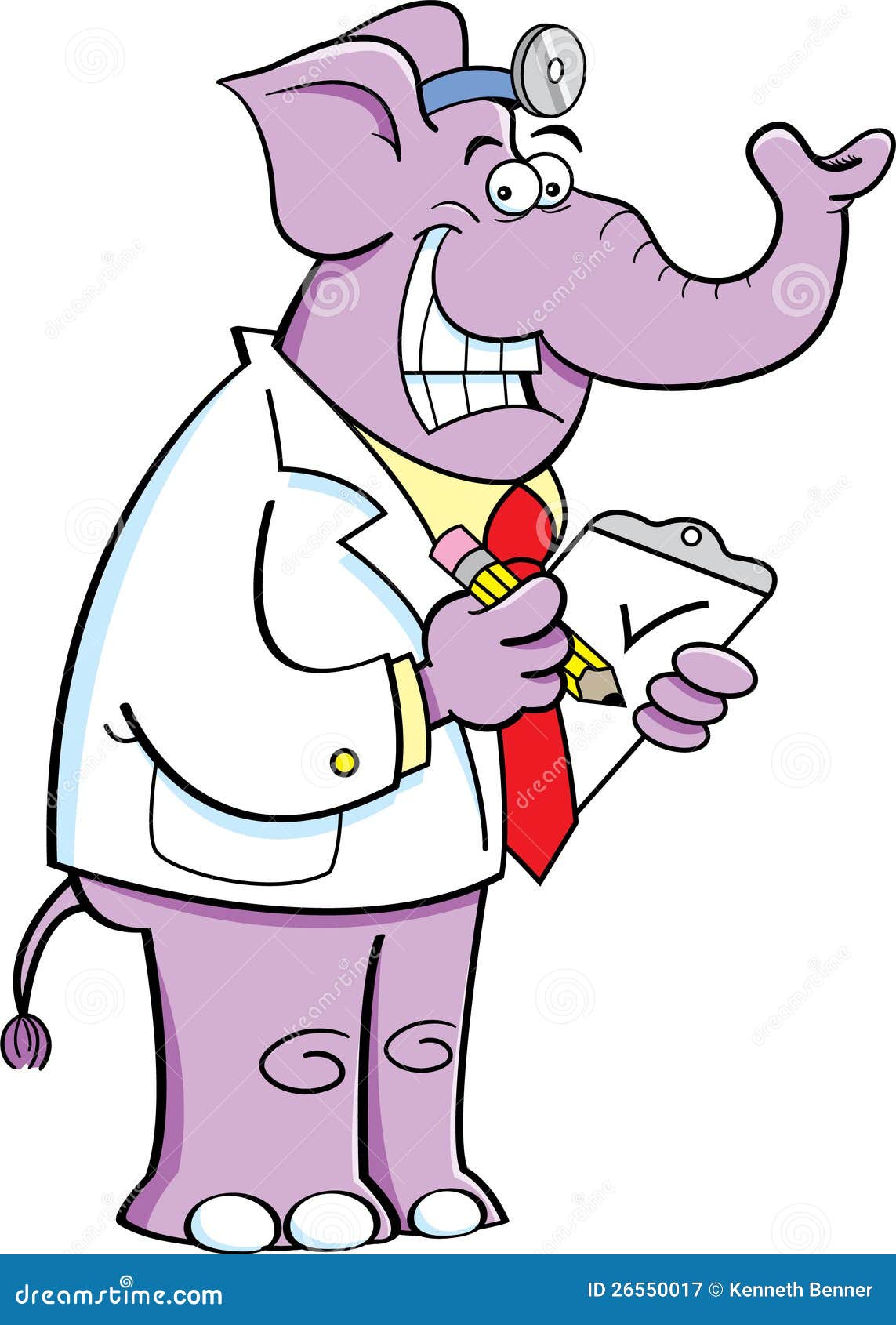 Elephant Doctor stock vector. Illustration of health - 26550017