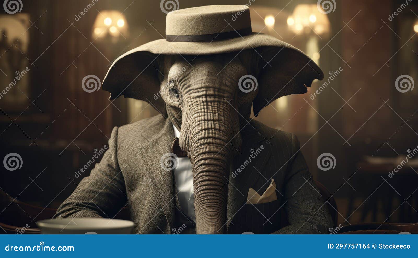 Mafia Elephant: a Surrealistic Photorealistic Rendering with Twisted ...