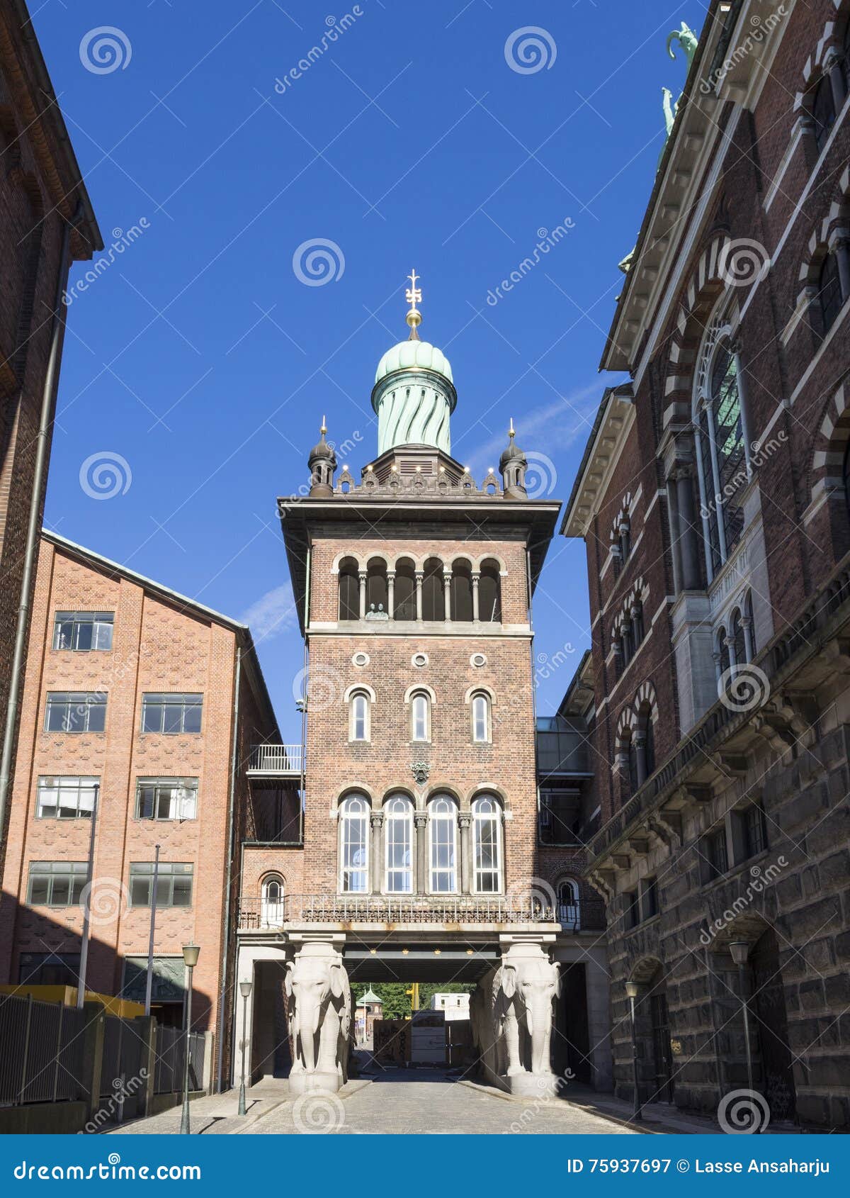 Elephant Gate editorial photography. Image of building - 75937697