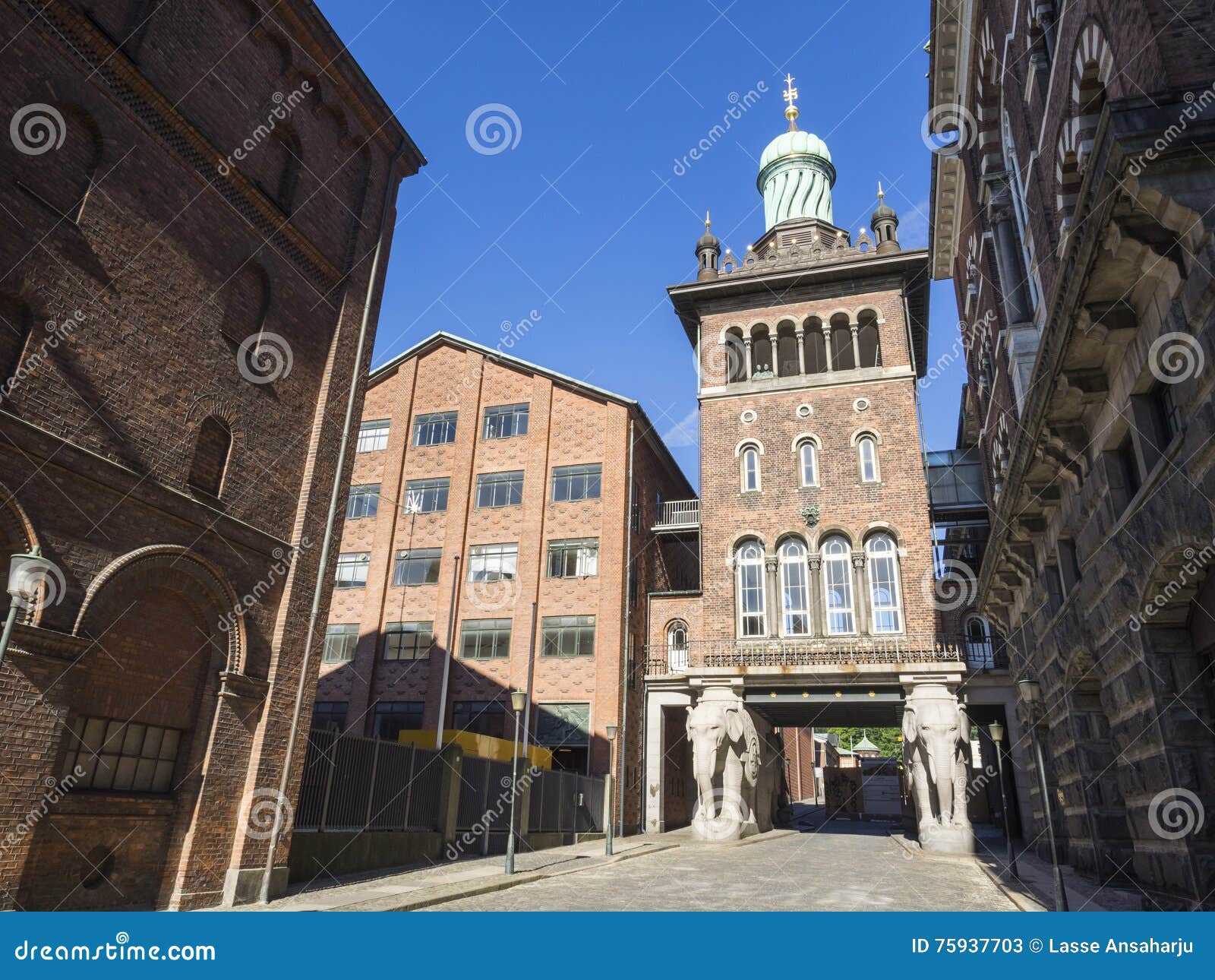 Elephant Gate editorial stock photo. Image of building - 75937703