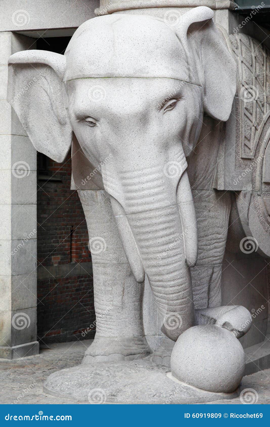 Elephant Gate Of Mandav Fort City India Royalty-Free Stock Photo ...