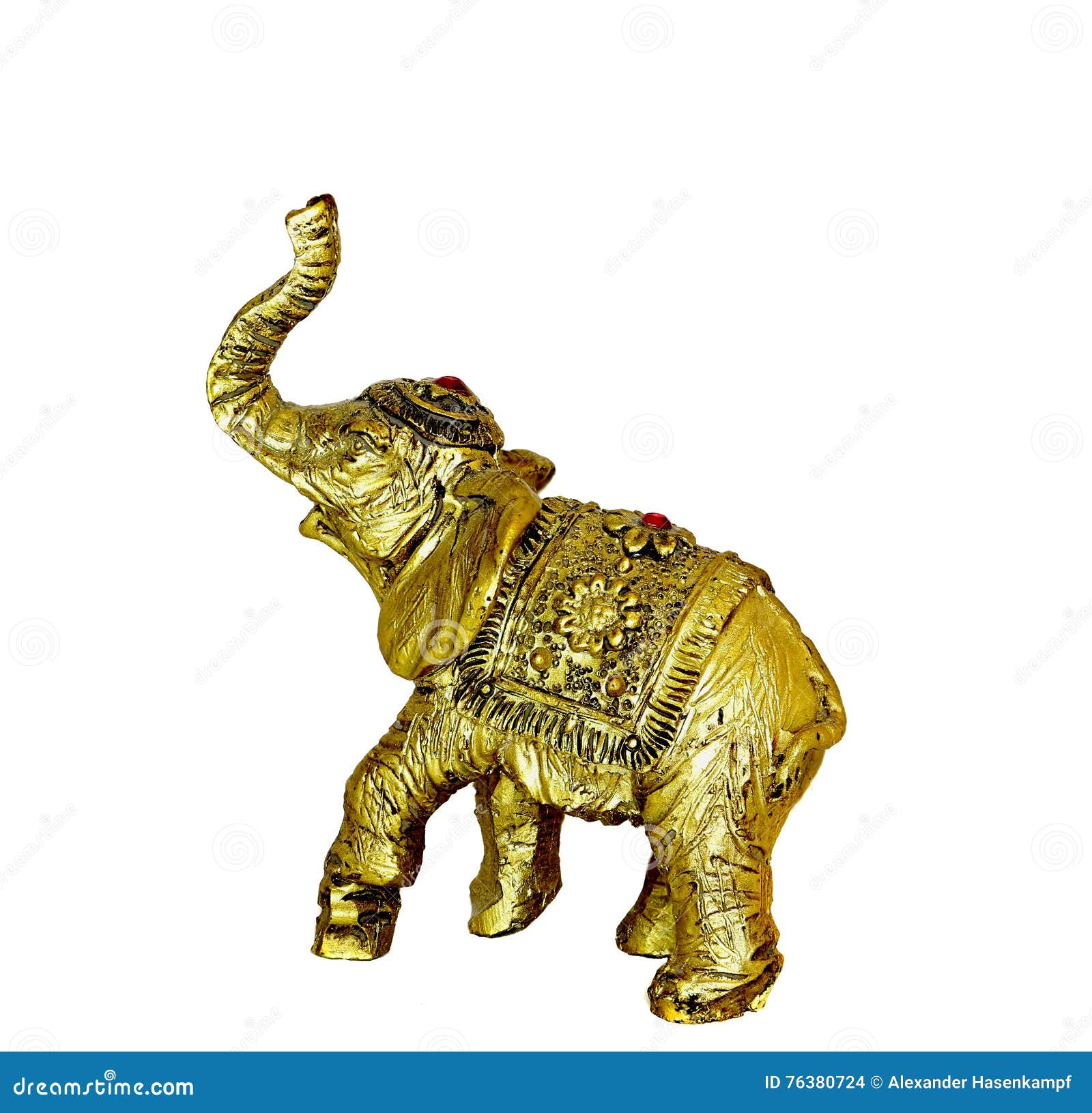 Elephant Gold Figure stock photo. Image of figurine, indian - 76380724