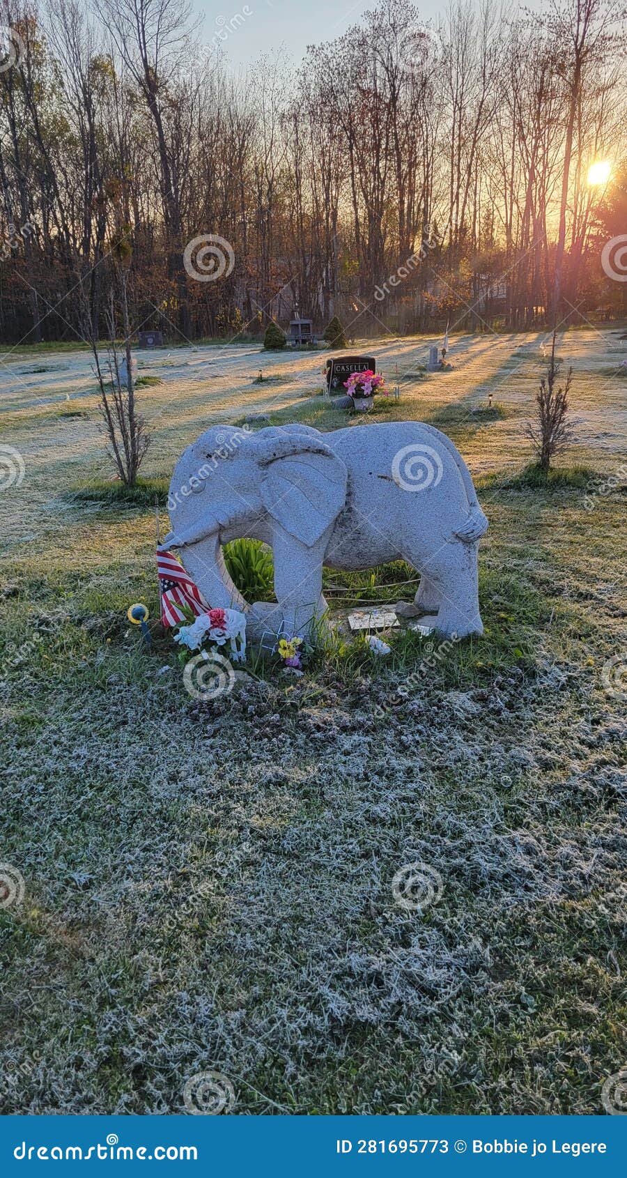 Elephant grave stone editorial stock photo. Image of elephant - 281695773