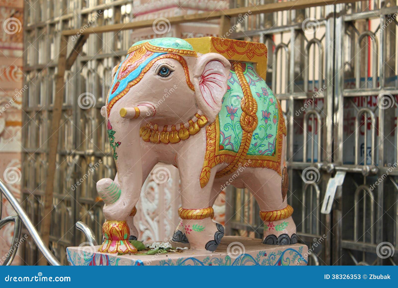 Elephant In A Hindu Virupaksha Temple. Royalty-Free Stock Photo ...