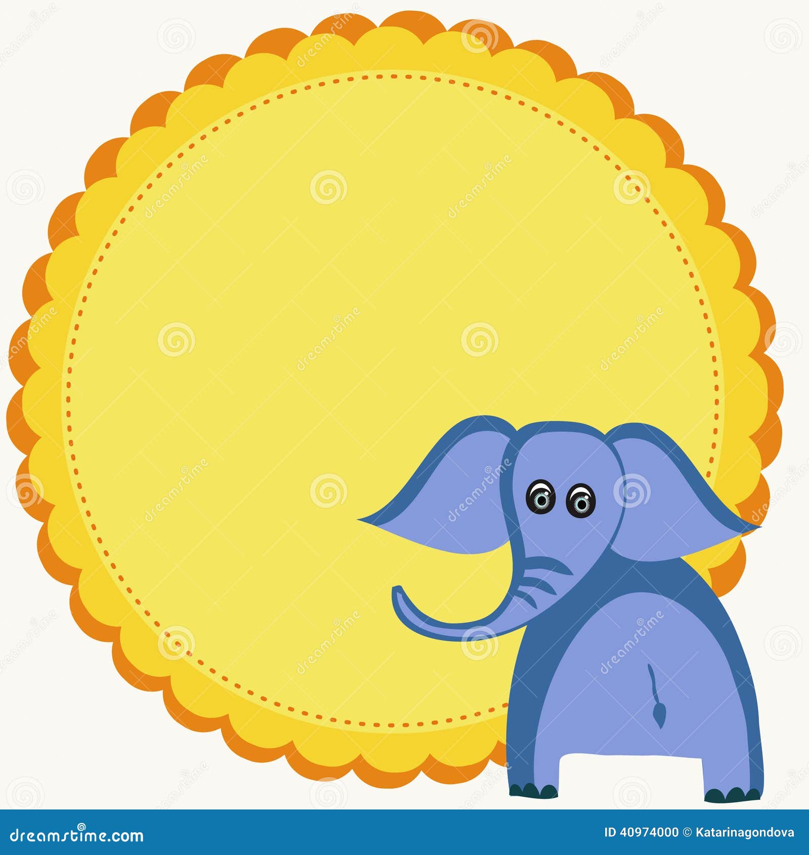 Elephant illustration stock illustration. Illustration of cartoon ...
