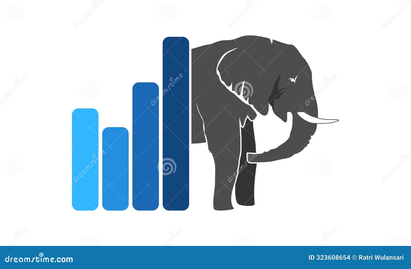 Increase Diagram Vector Icon. Graph Flat Symbol For Web Design And ...