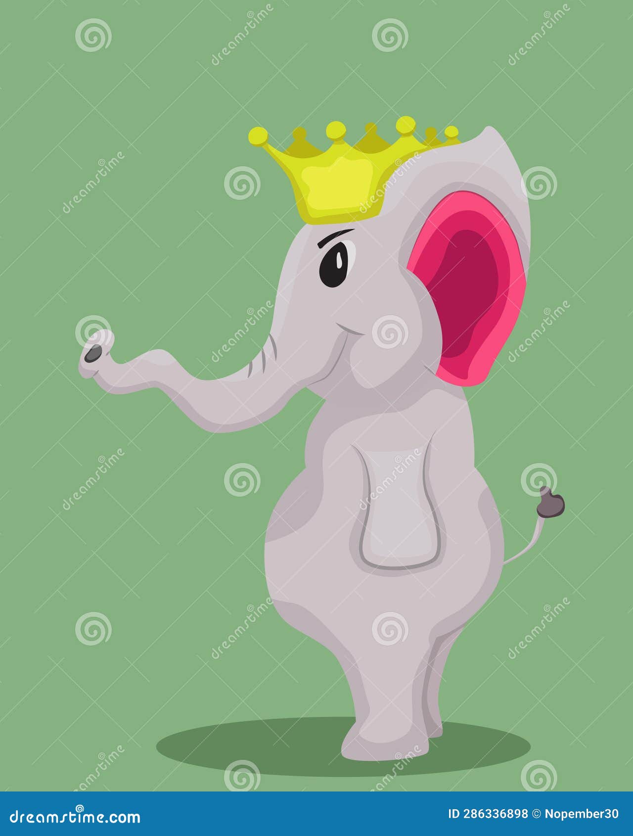 Elephant King Vector Logo | CartoonDealer.com #170688669